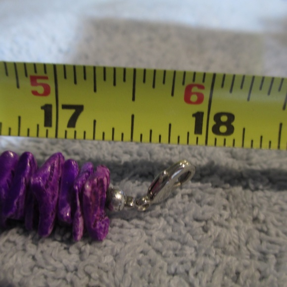Jewelry | Vintage 18 Inch Purple Shell Necklace | Poshmark
